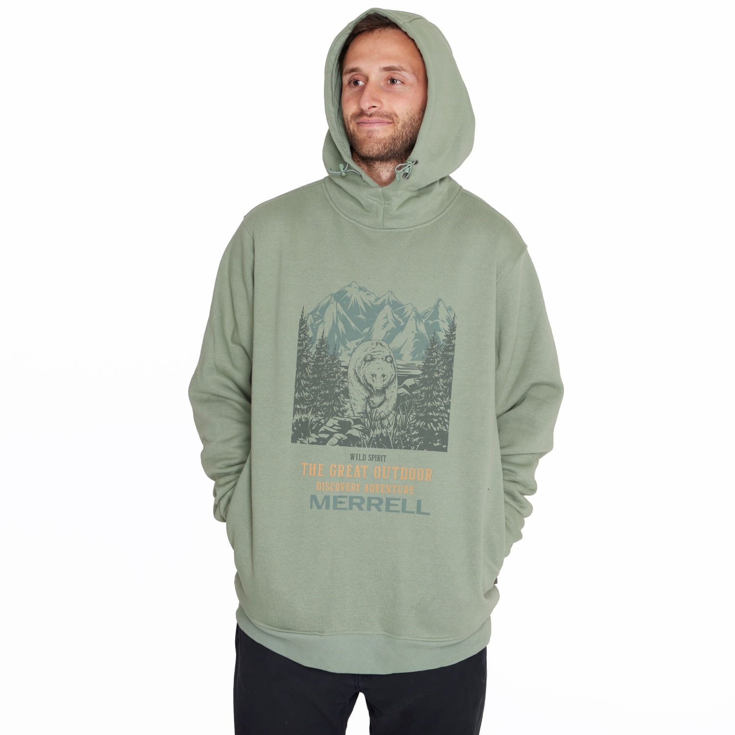 Poleron Hombre Sweatshirt With Hoodie-Merrell Chile