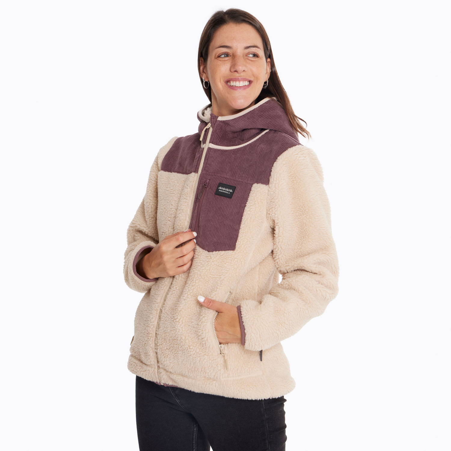 Merrell - Polar Mujer Sherpa Max Gris Merrell | Ofertitas