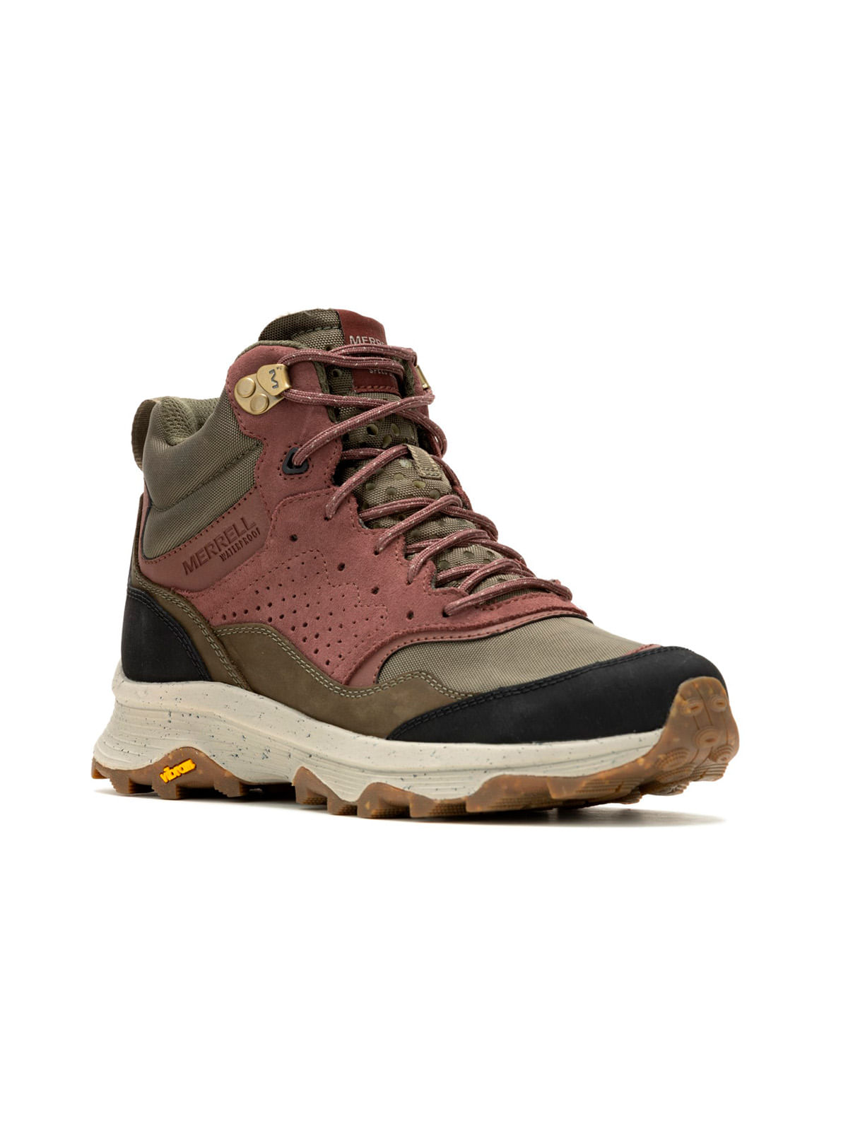 Botín Mujer Speed Solo Mid Waterproof Café Merrell-Merrell Chile