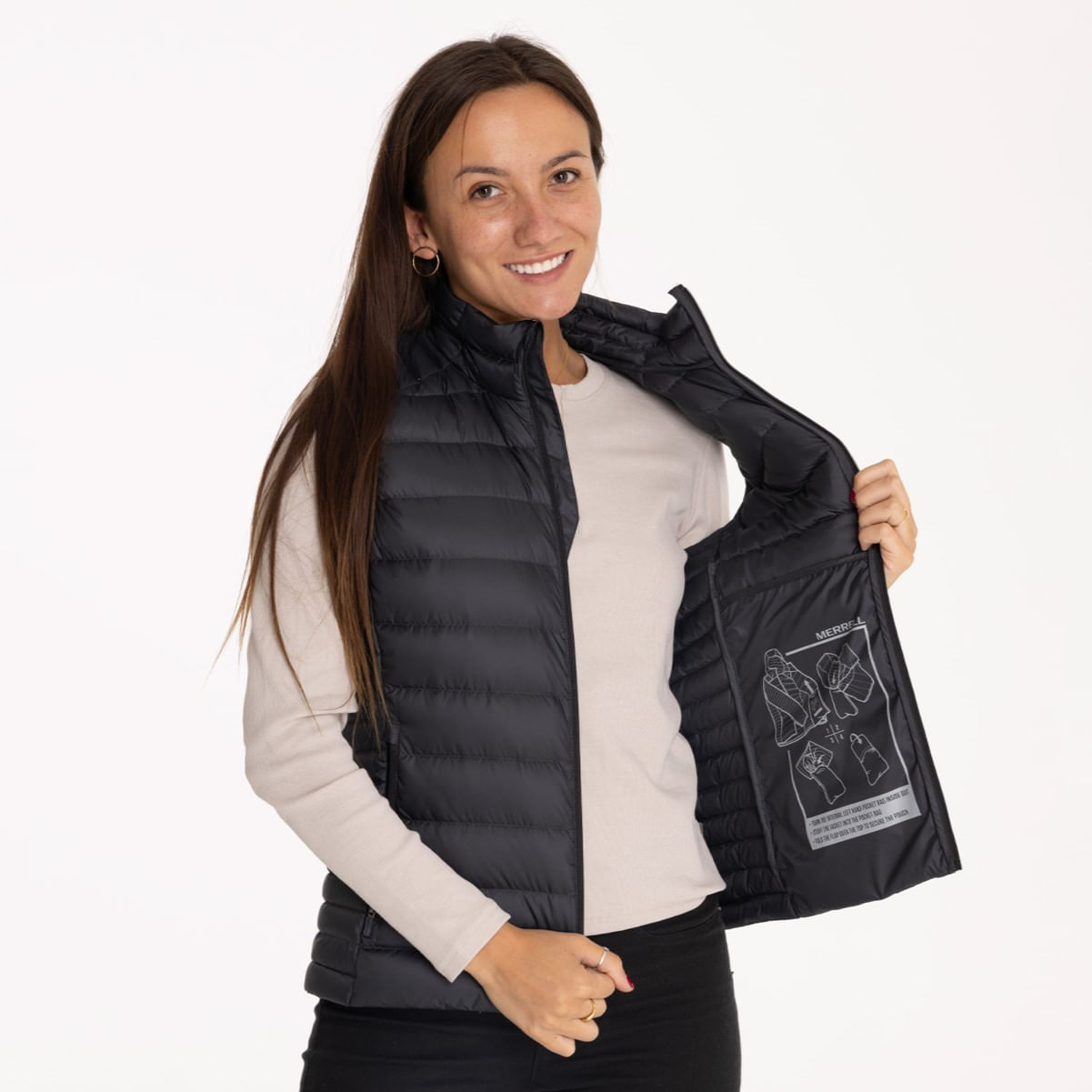 Parka Sin Mangas Mujer Ridgevent Vest-Merrell Chile - Merrell | Tienda ...