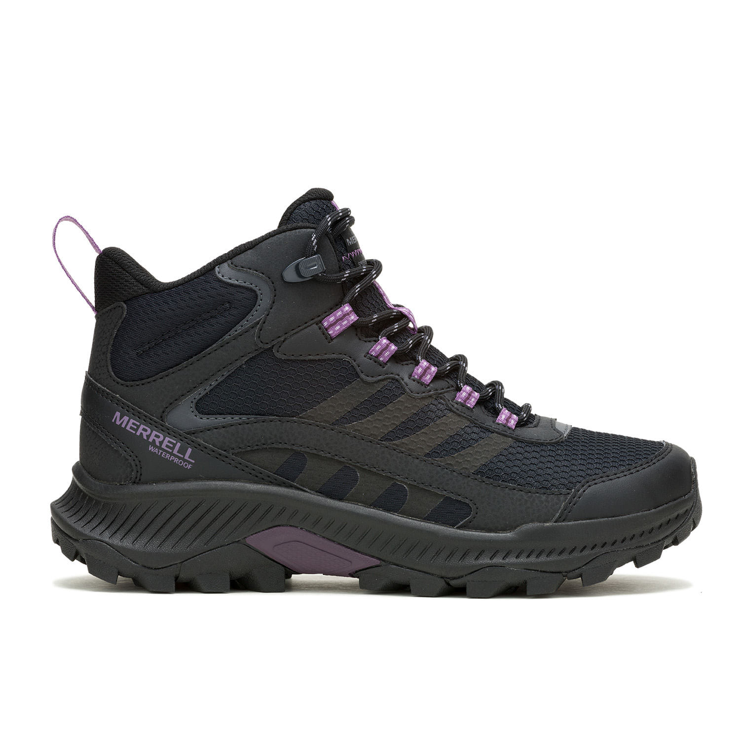 Botín Mujer Speed Strike 2 Mid Waterproof Negro Merrell-Merrell Chile ...