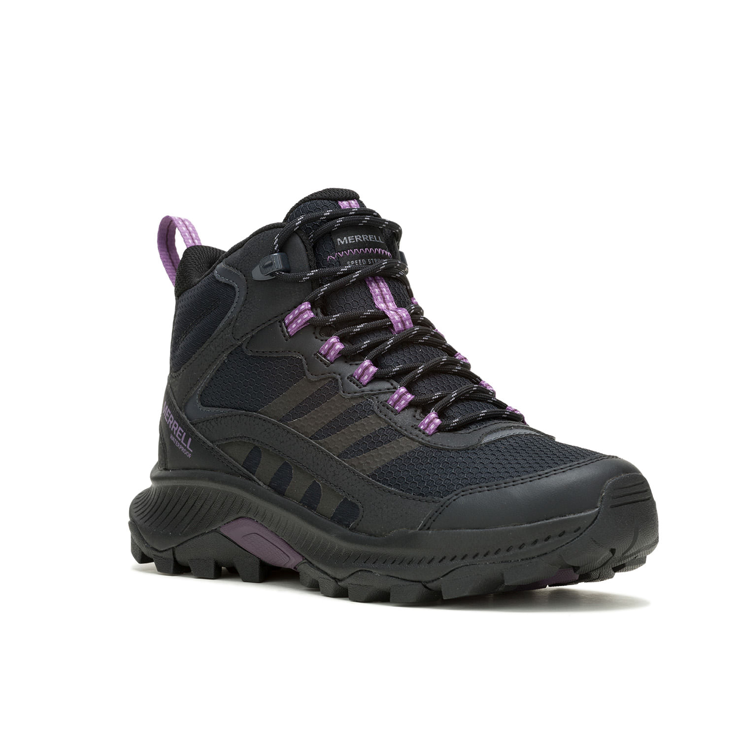 Botín Mujer Speed Strike 2 Mid Waterproof Negro Merrell-Merrell Chile ...