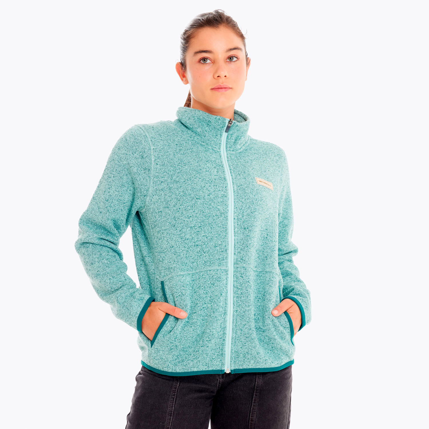 Polar Mujer Sweater Weather Full Zip Celeste Merrell-Merrell Chile ...