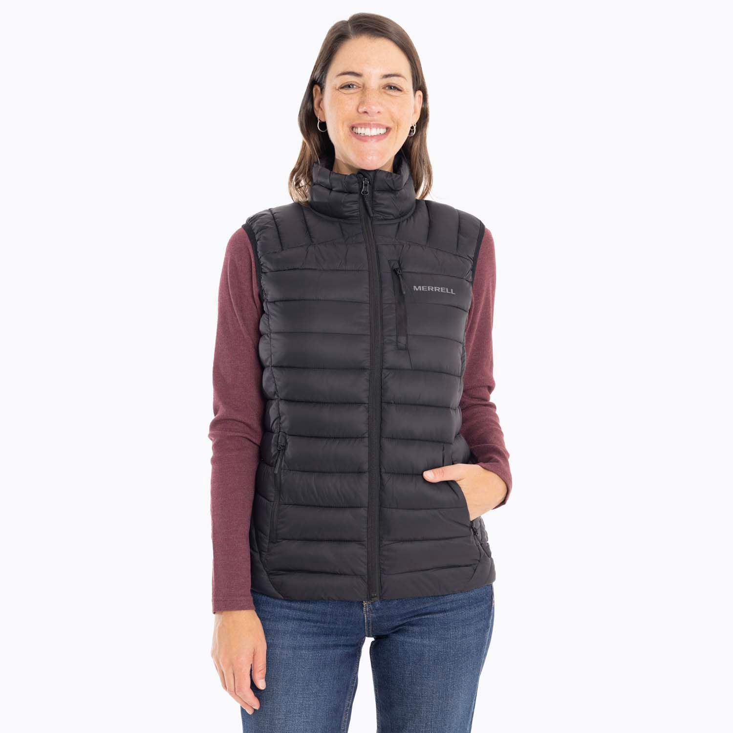 Parka Sin Mangas Mujer Innoko Vest Merrell-Merrell Chile - Merrell ...