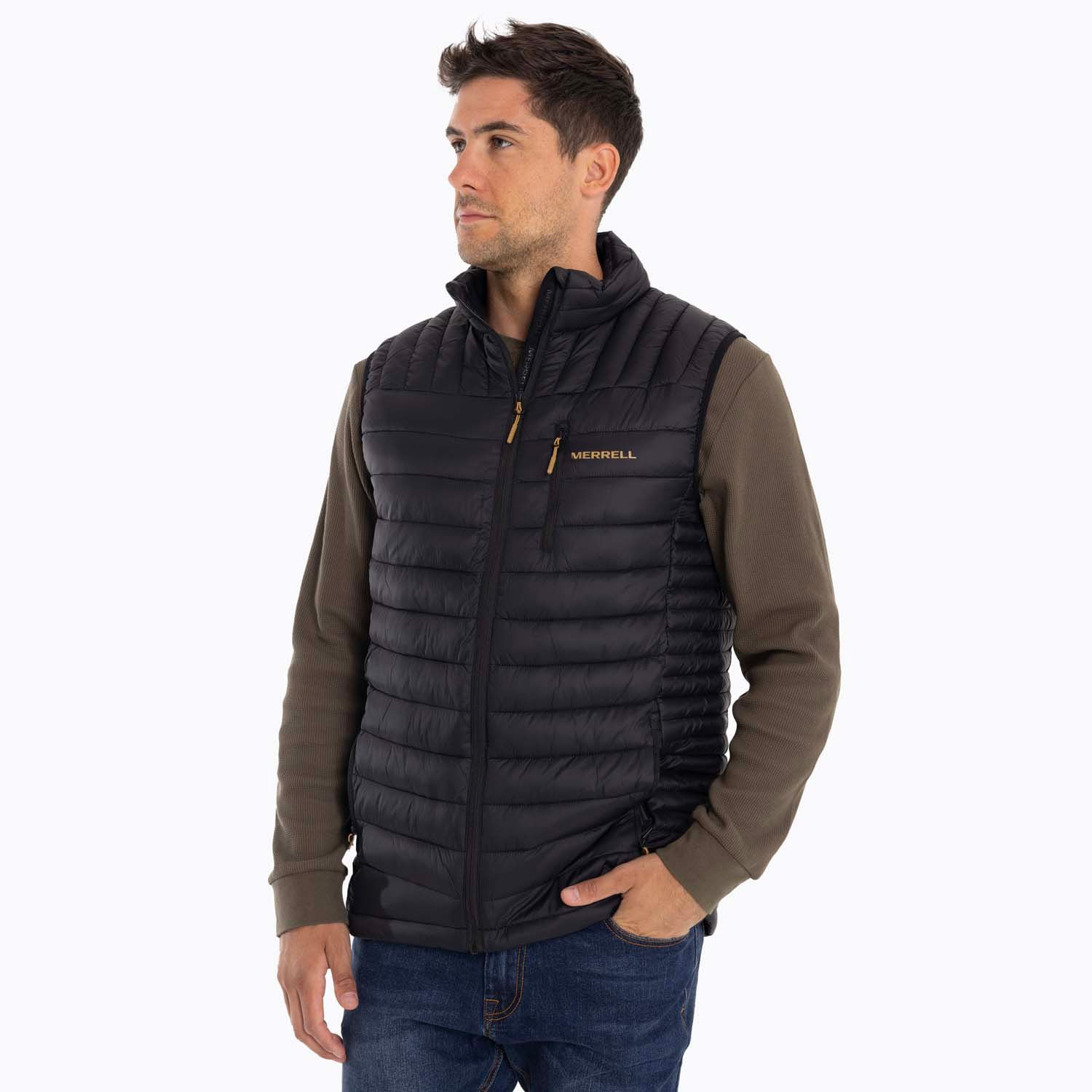 Merrell - Parka Sin Mangas Hombre Full Zipper Merrell | Ofertitas